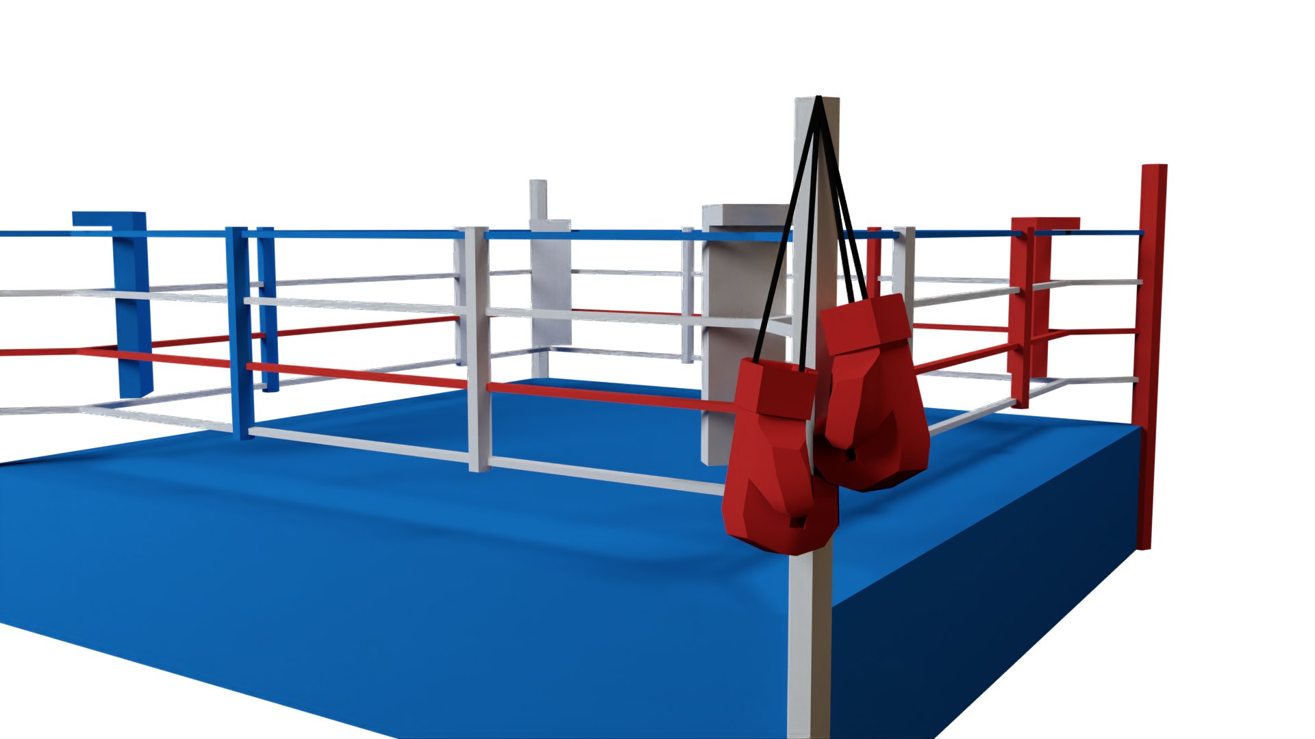 Boxing Ring 3D Model - TurboSquid 2221085
