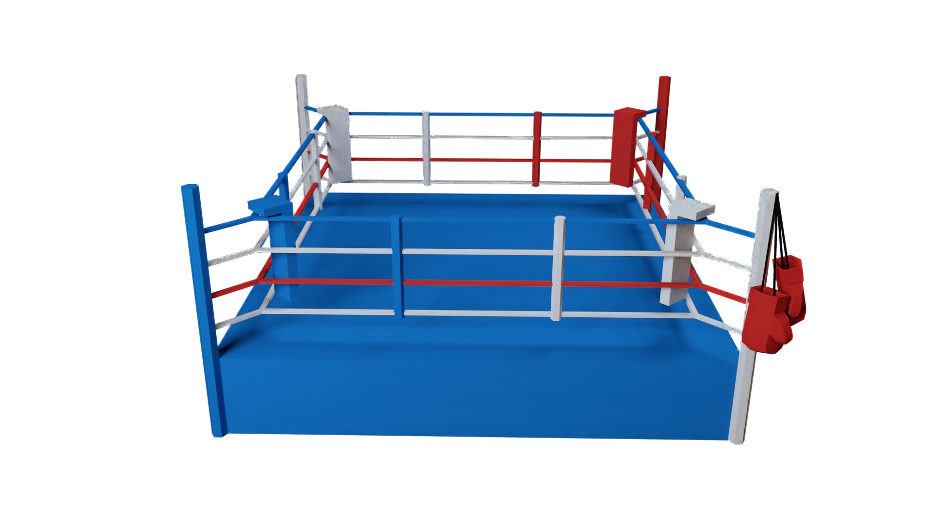 Boxing Ring 3D Model - TurboSquid 2221085