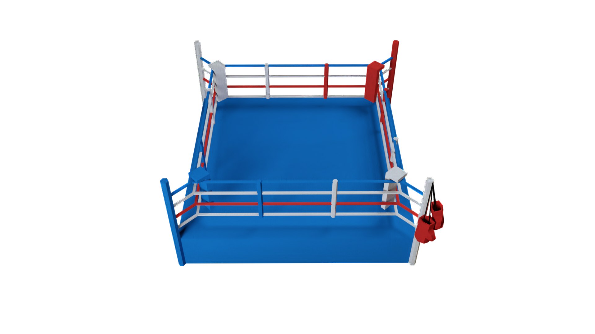 Boxing Ring 3D Model - TurboSquid 2221085