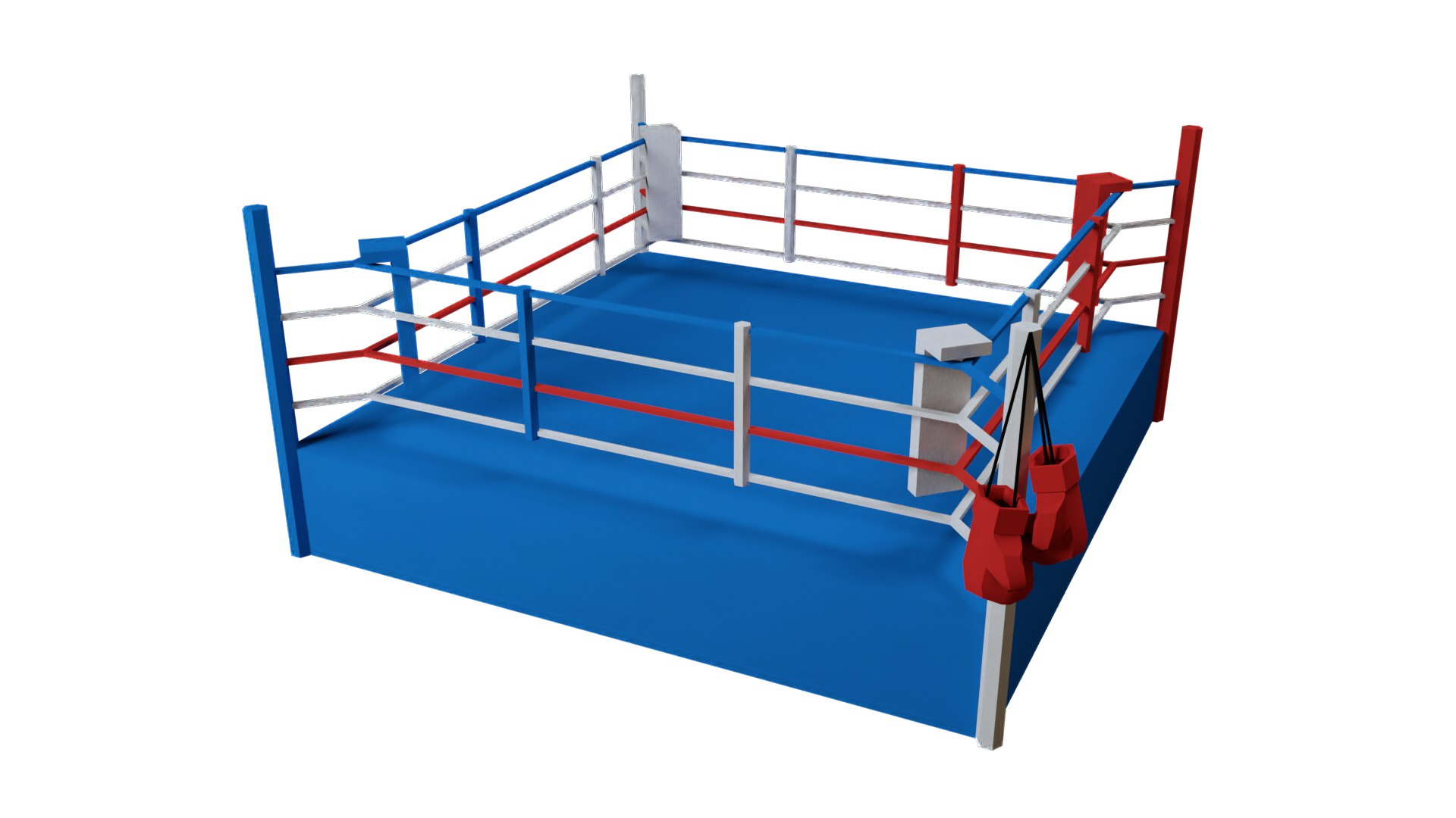 Boxing Ring 3D Model - TurboSquid 2221085