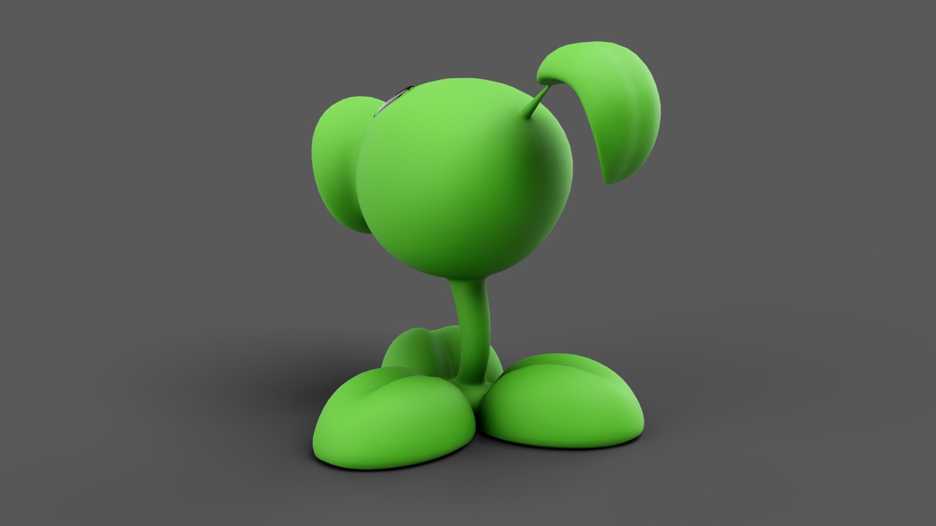 Peashooter 3D Model - TurboSquid 2258362