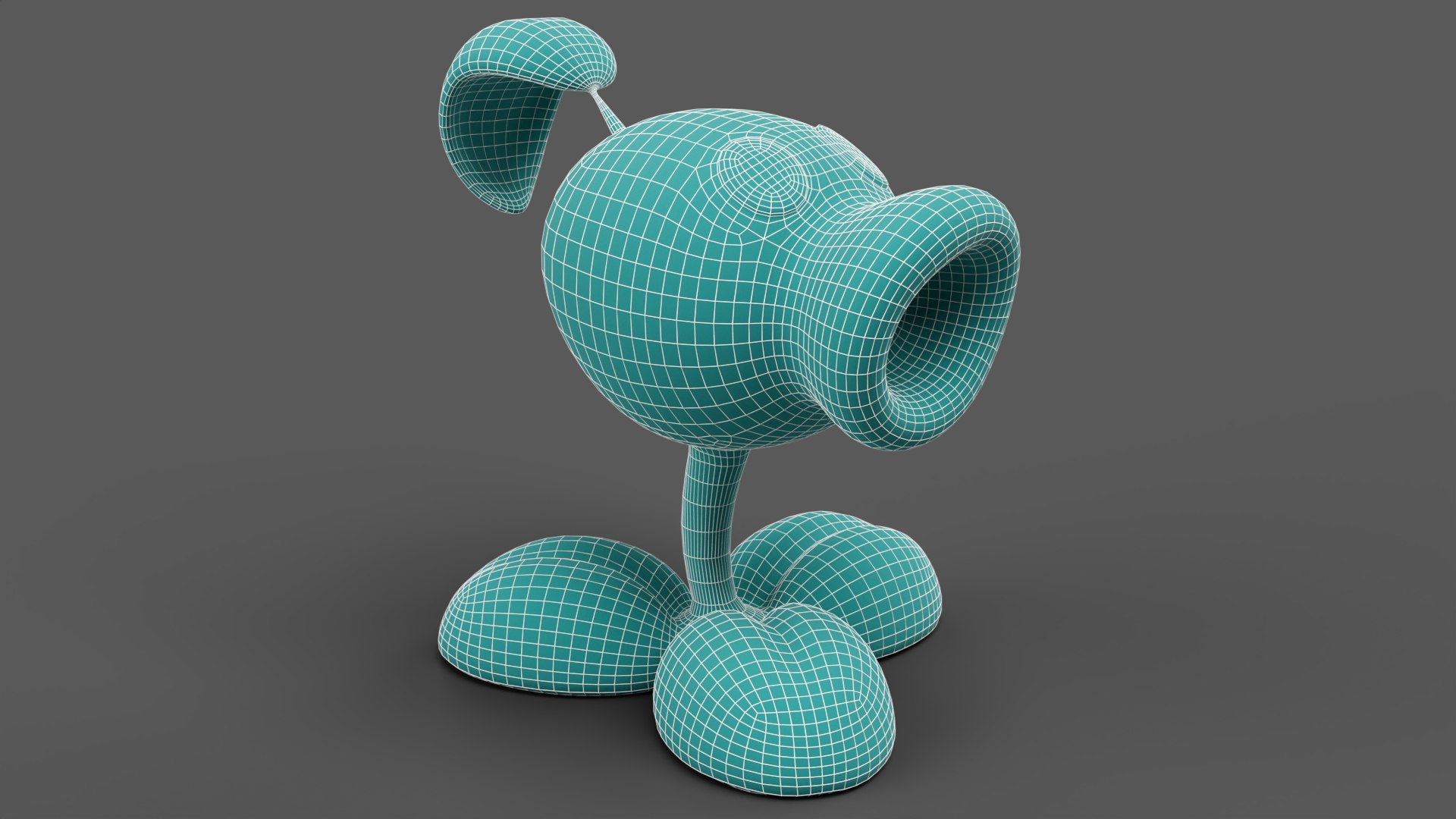 Peashooter 3D Model - TurboSquid 2258362