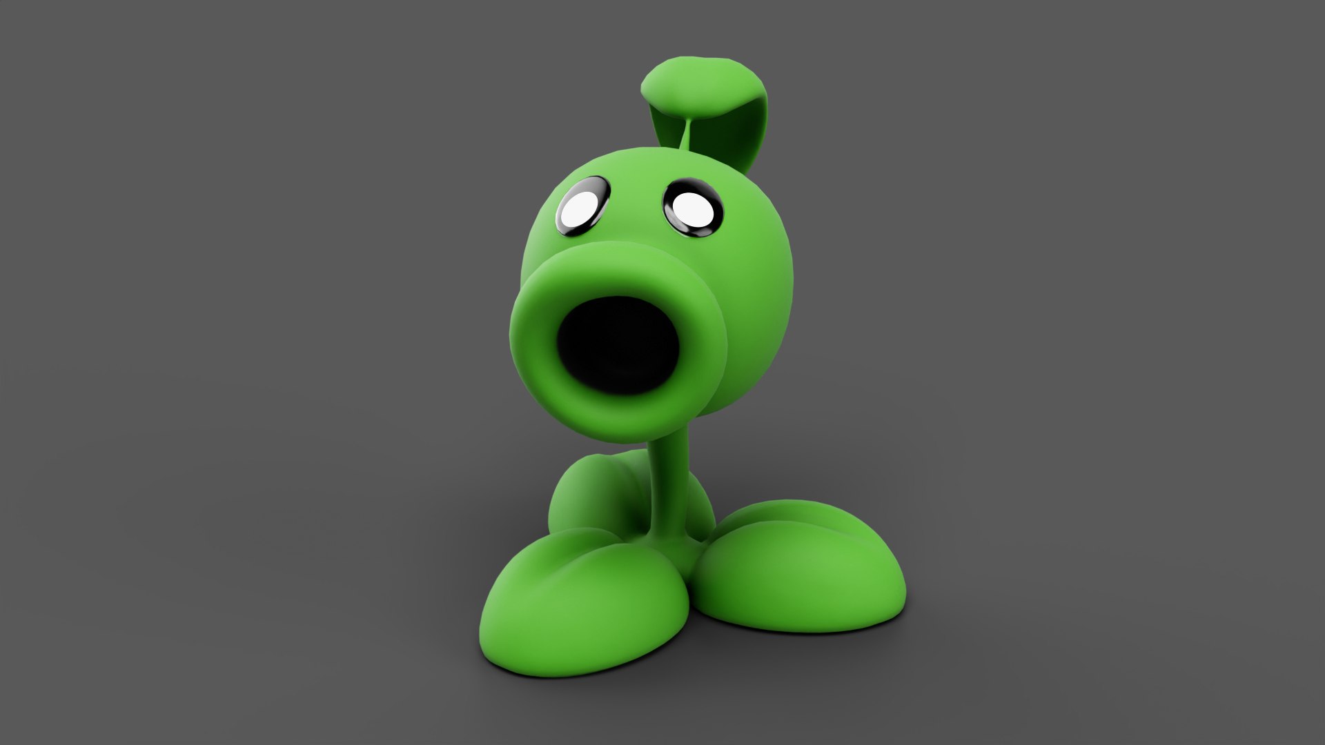 Peashooter 3D Model - TurboSquid 2258362