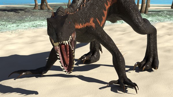 3D Indoraptor Rigged for Cinema 4D - TurboSquid 1906378