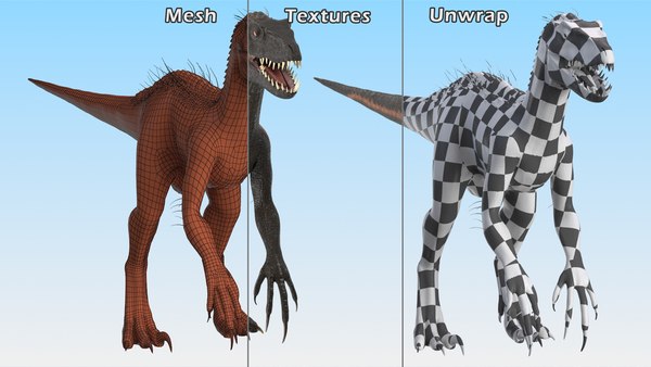 modelo 3d Indoraptor Rigged for Cinema 4D - TurboSquid 1906378