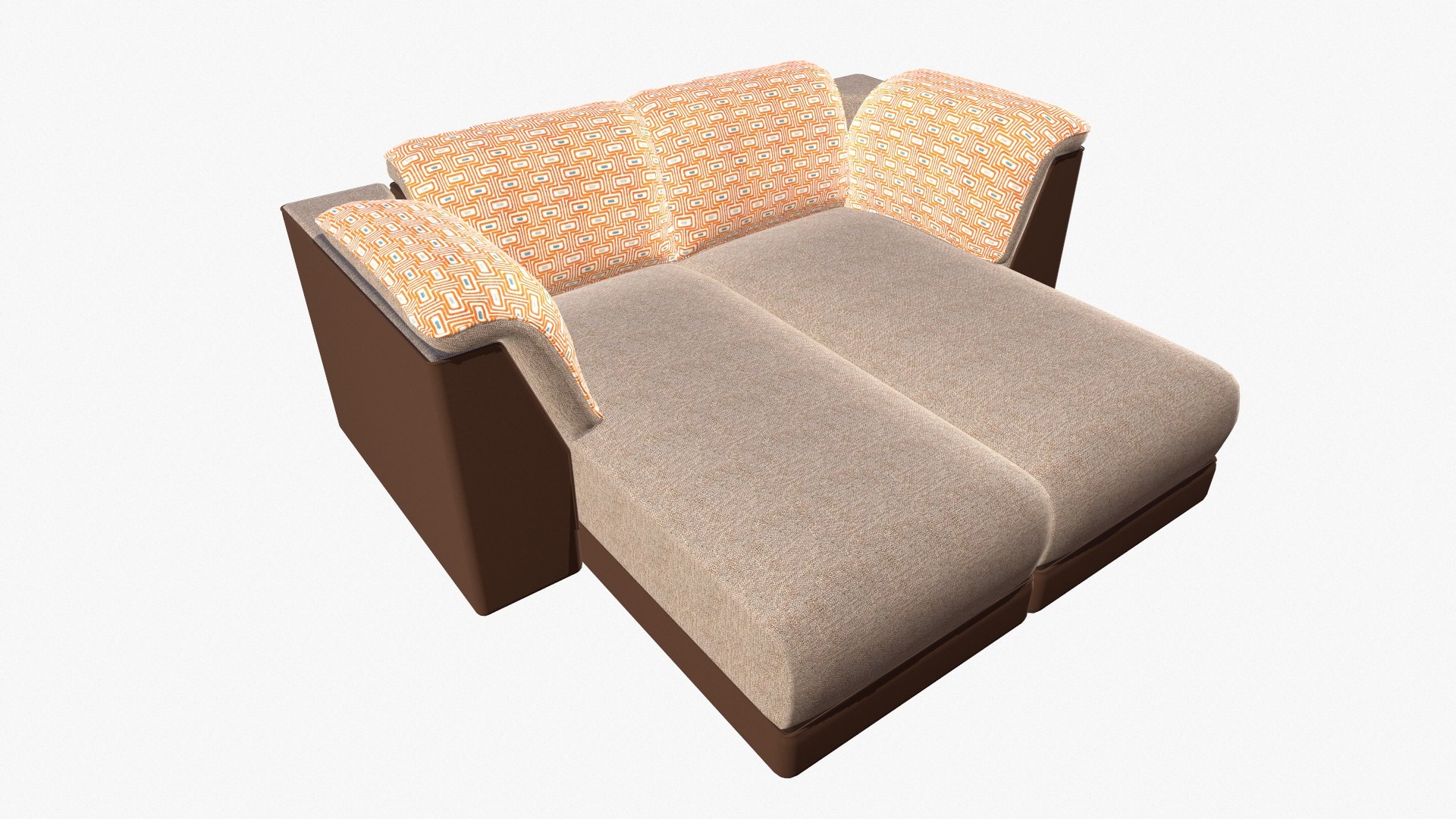Chaise Lounge Plus Lounge 3D Model - TurboSquid 2337120