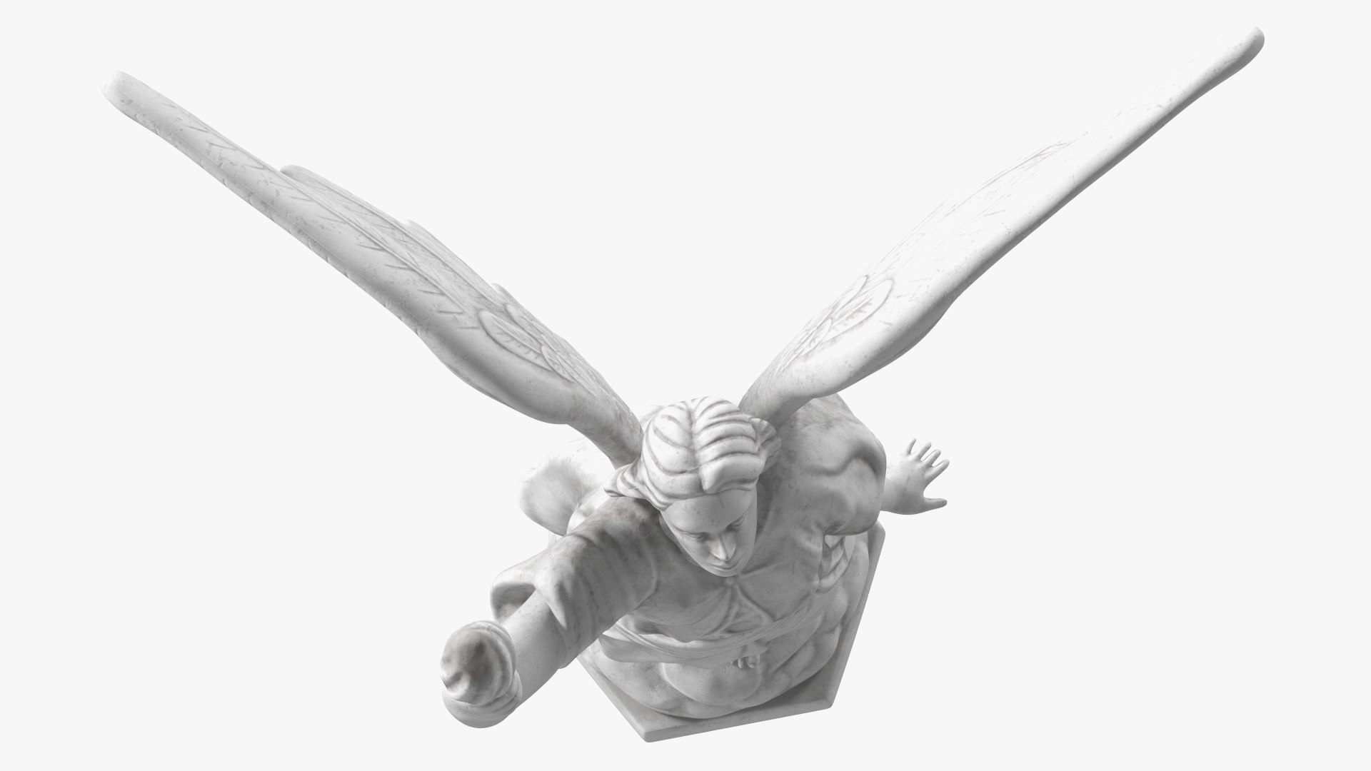 3D Marble Statue Of Angel For 3D Print - TurboSquid 2282281