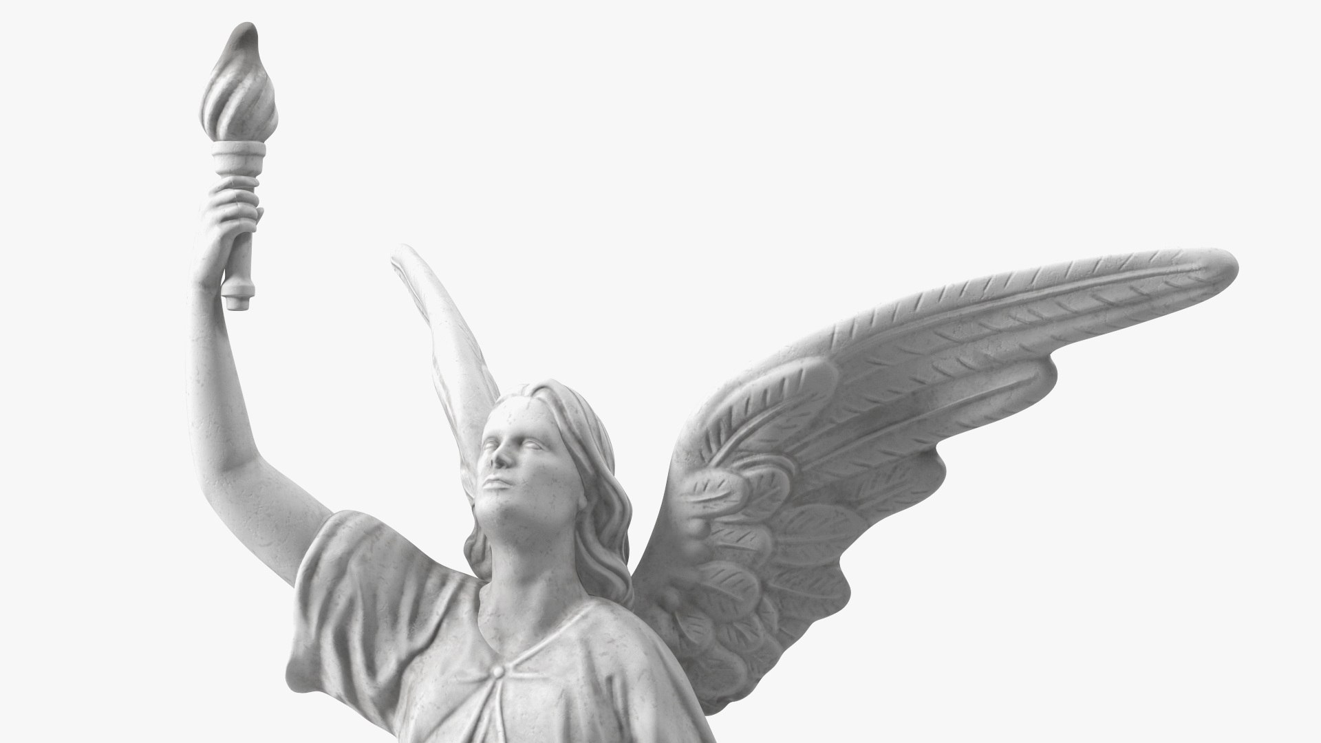 3D Marble Statue Of Angel For 3D Print - TurboSquid 2282281
