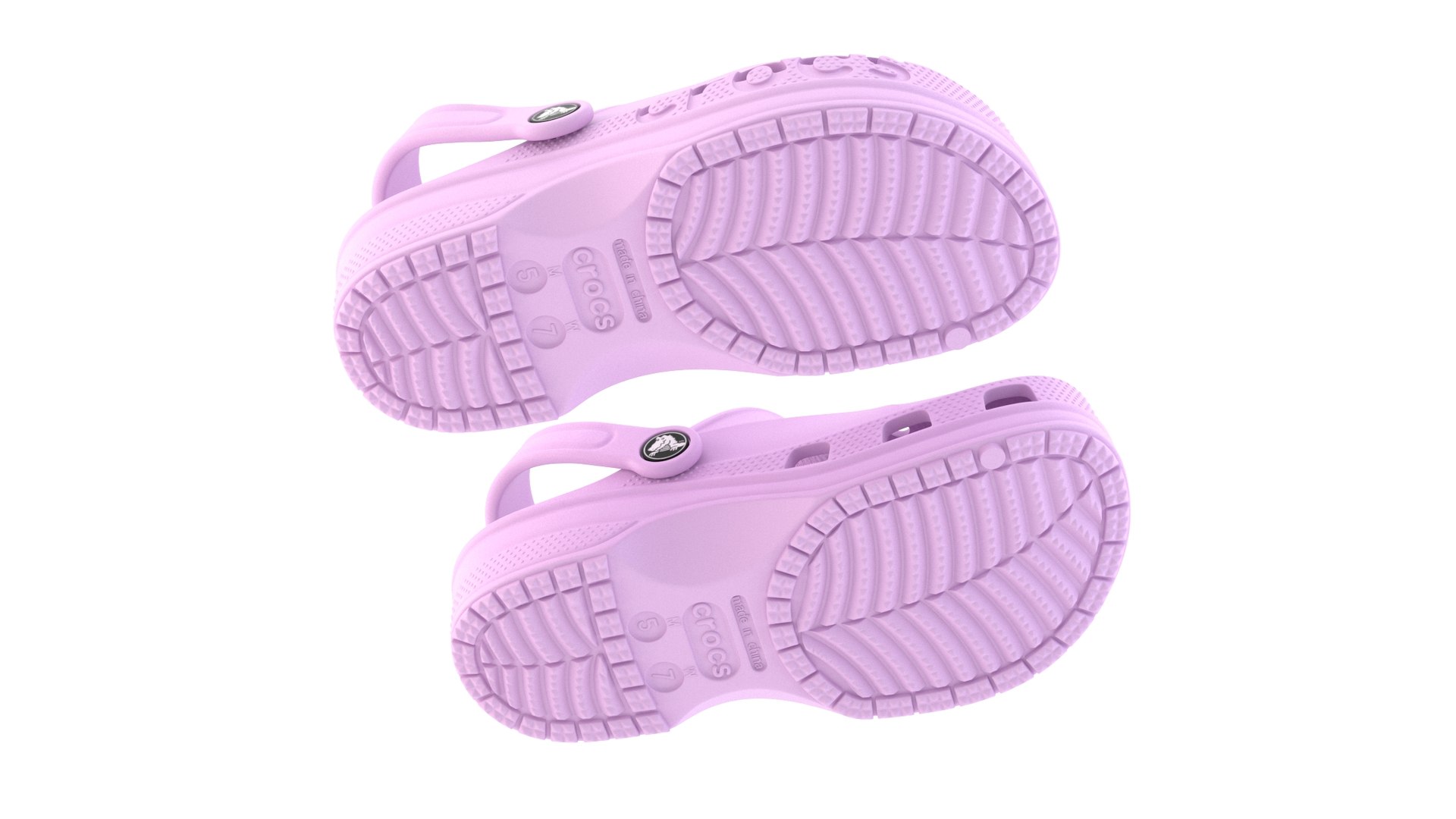 3D Model Crocs Baya Clog Orchid - TurboSquid 2416293