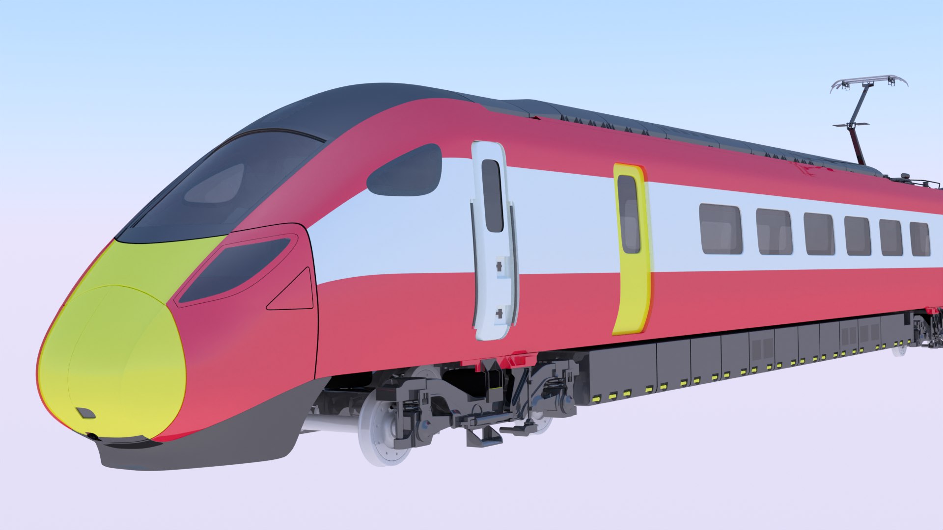 3D Hitachi Azuma Train Exterior - TurboSquid 2387976