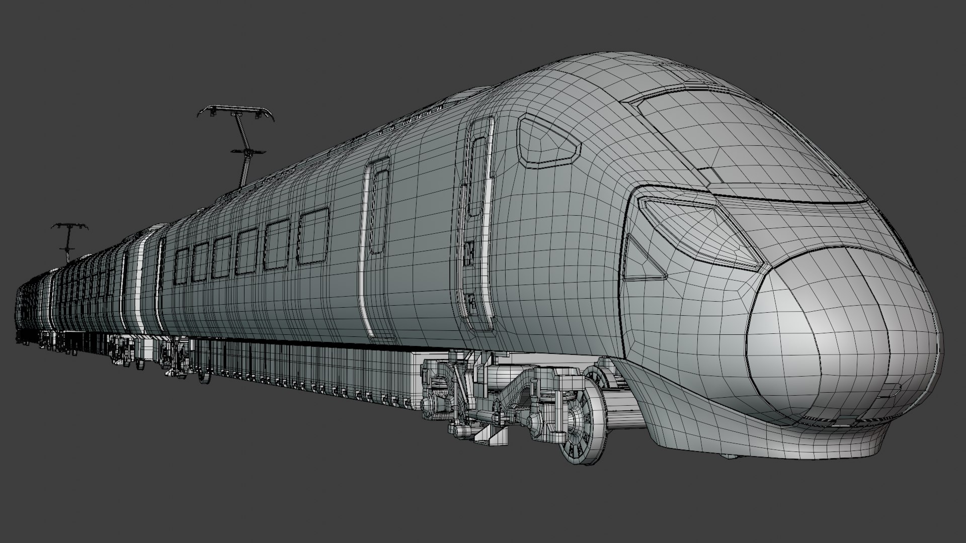 3D Hitachi Azuma Train Exterior - TurboSquid 2387976