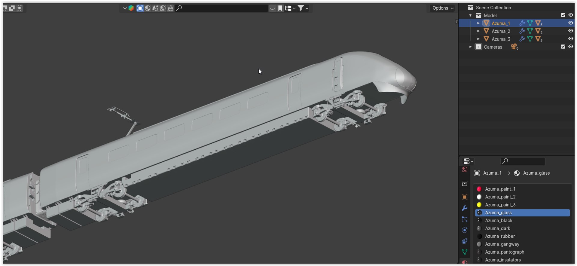 3D Hitachi Azuma Train Exterior - TurboSquid 2387976
