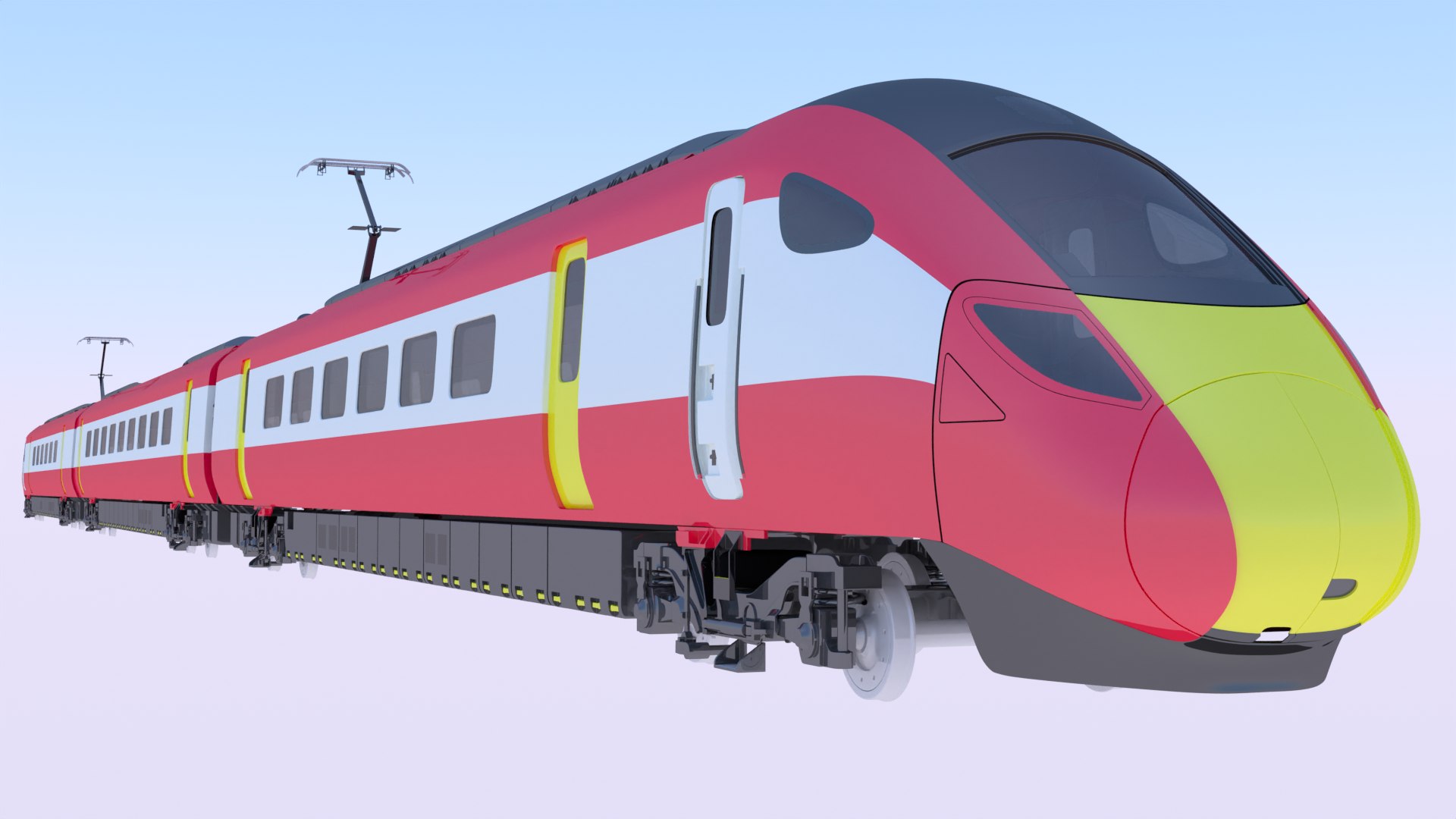 3D Hitachi Azuma Train Exterior - TurboSquid 2387976