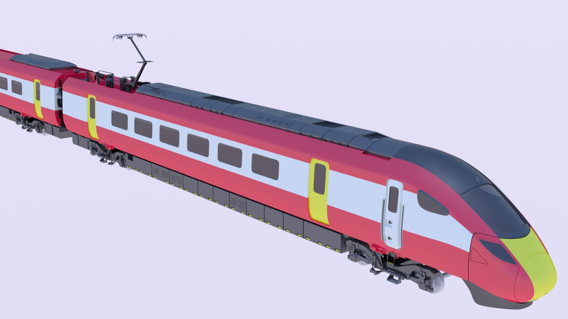 3D Hitachi Azuma Train Exterior - TurboSquid 2387976