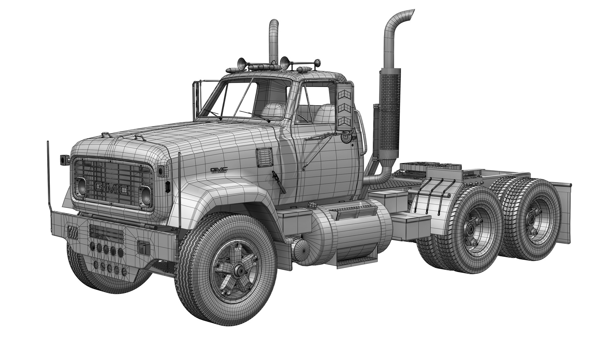 3D GMC 9500 1973 - TurboSquid 2352212