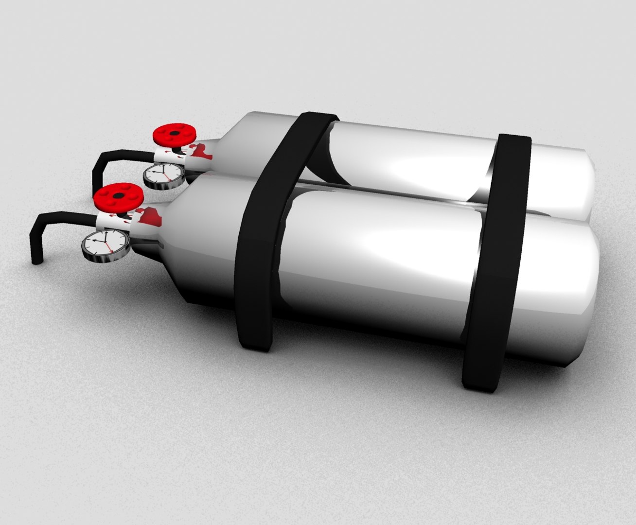 Nitro Tanks 3d Model