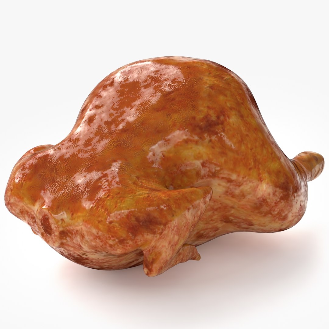 Fried Chicken 3d Model