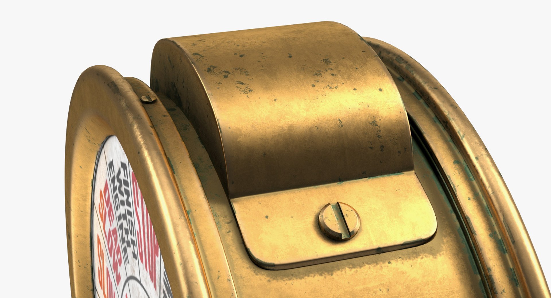 Vintage Brass Engine Room Model - TurboSquid 1327475