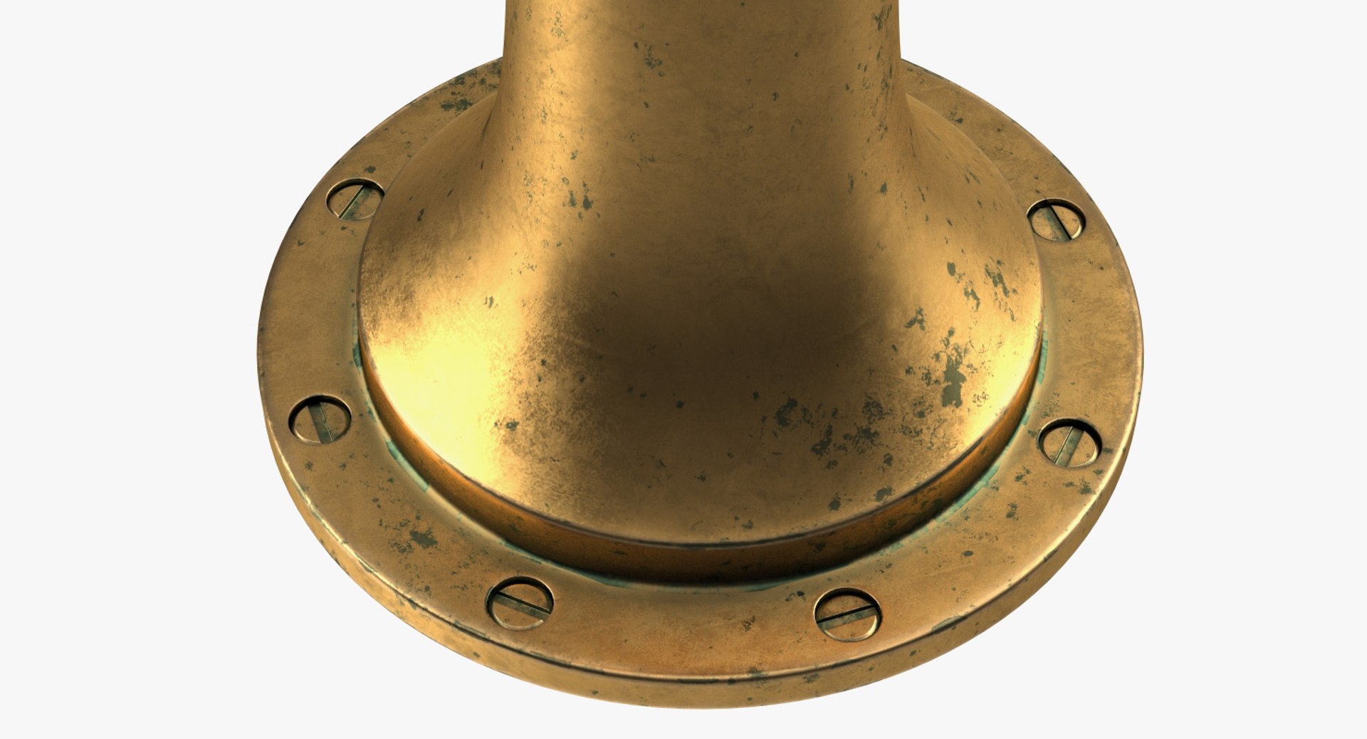 Vintage Brass Engine Room Model - TurboSquid 1327475