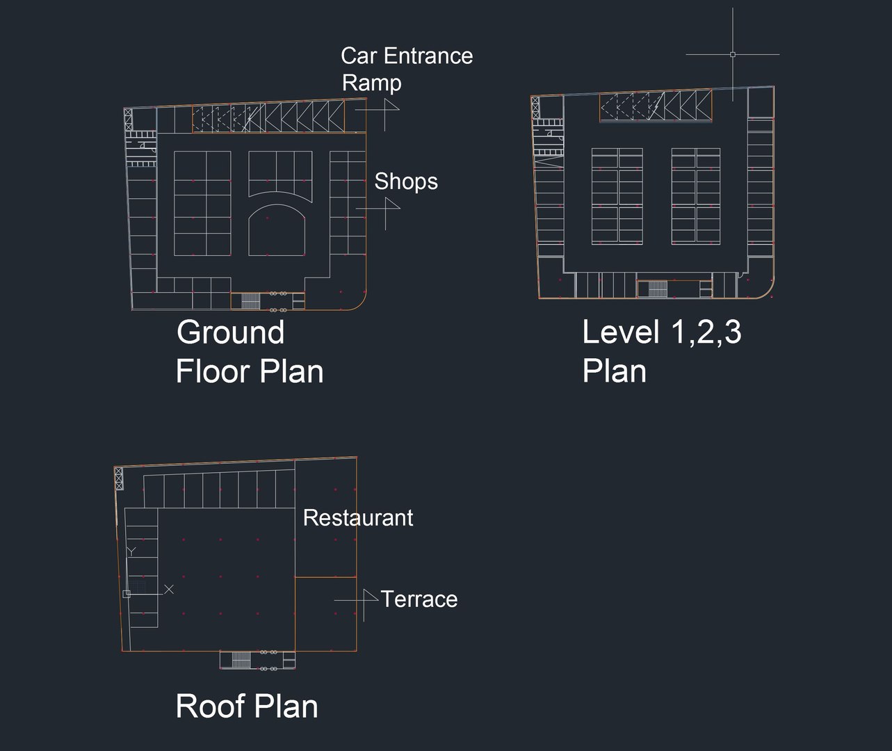 Multi-storey Car Park 3D Model - TurboSquid 1245995