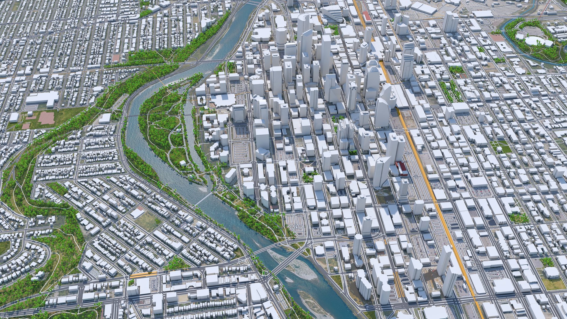 3D Calgary Downtown Canada - TurboSquid 1988728