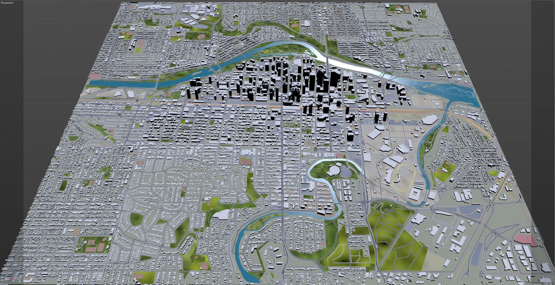 3D Calgary Downtown Canada - TurboSquid 1988728
