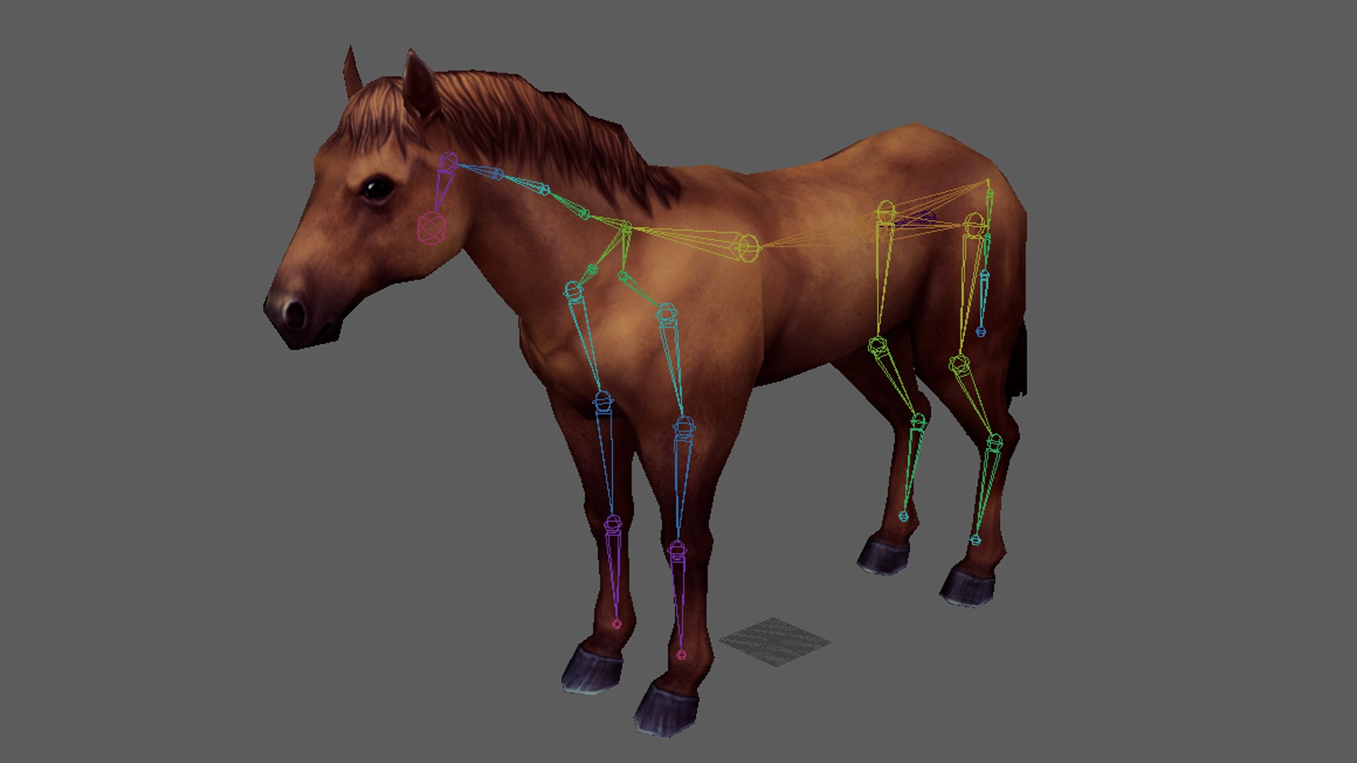 3D Lowpoly Stylized Horse Animated For VR AR Games - TurboSquid 2059450