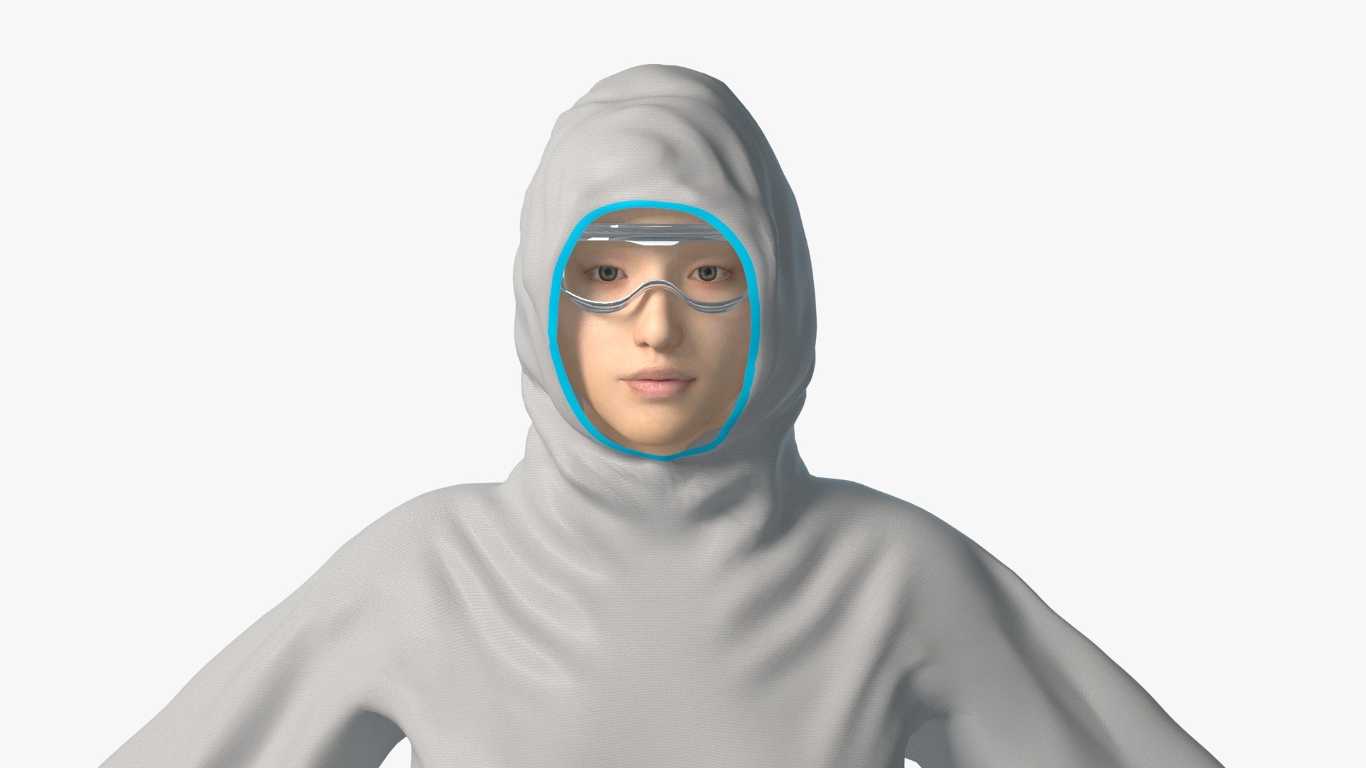 Female rigged 3D model - TurboSquid 1711246