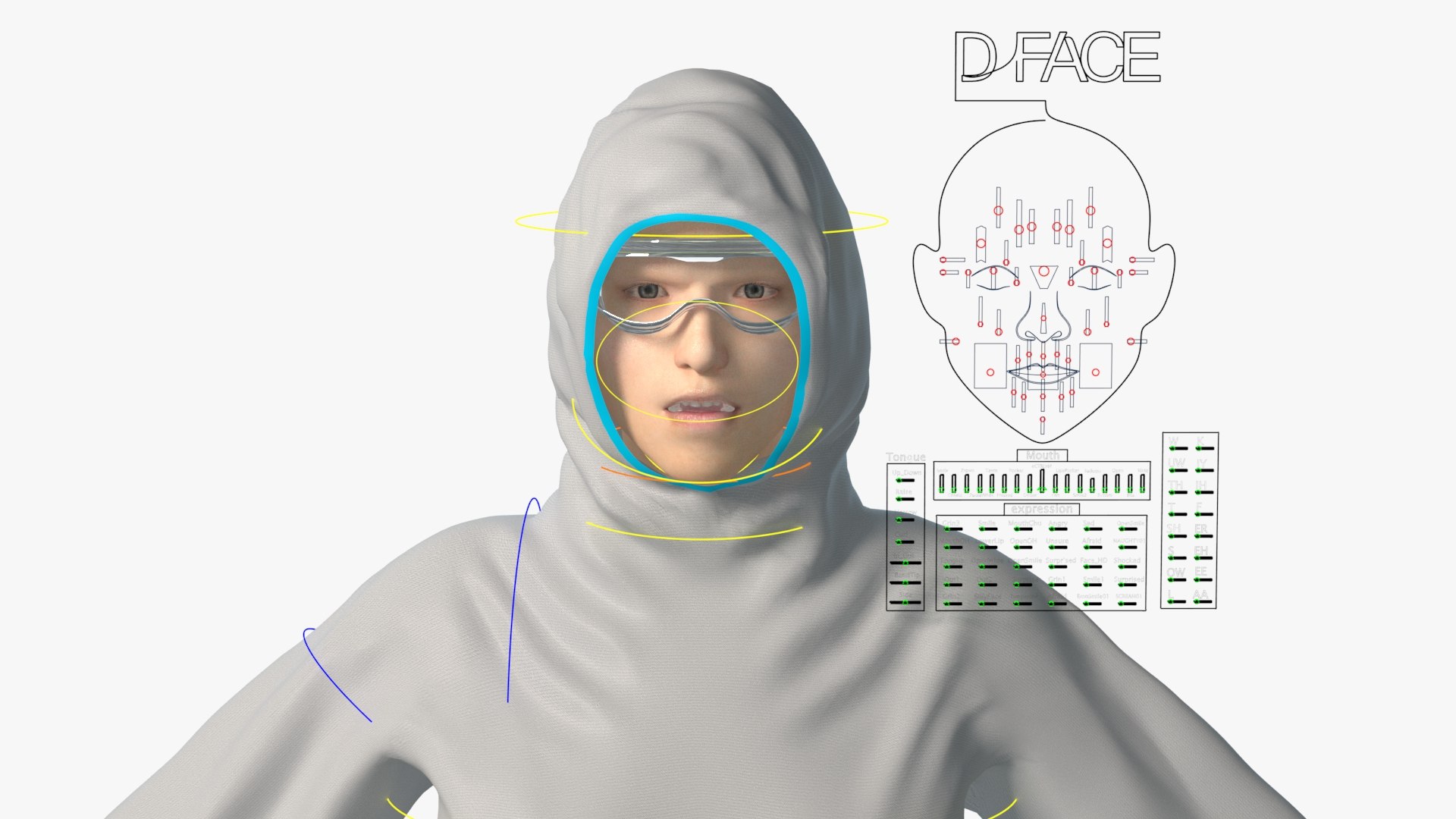 Female rigged 3D model - TurboSquid 1711246