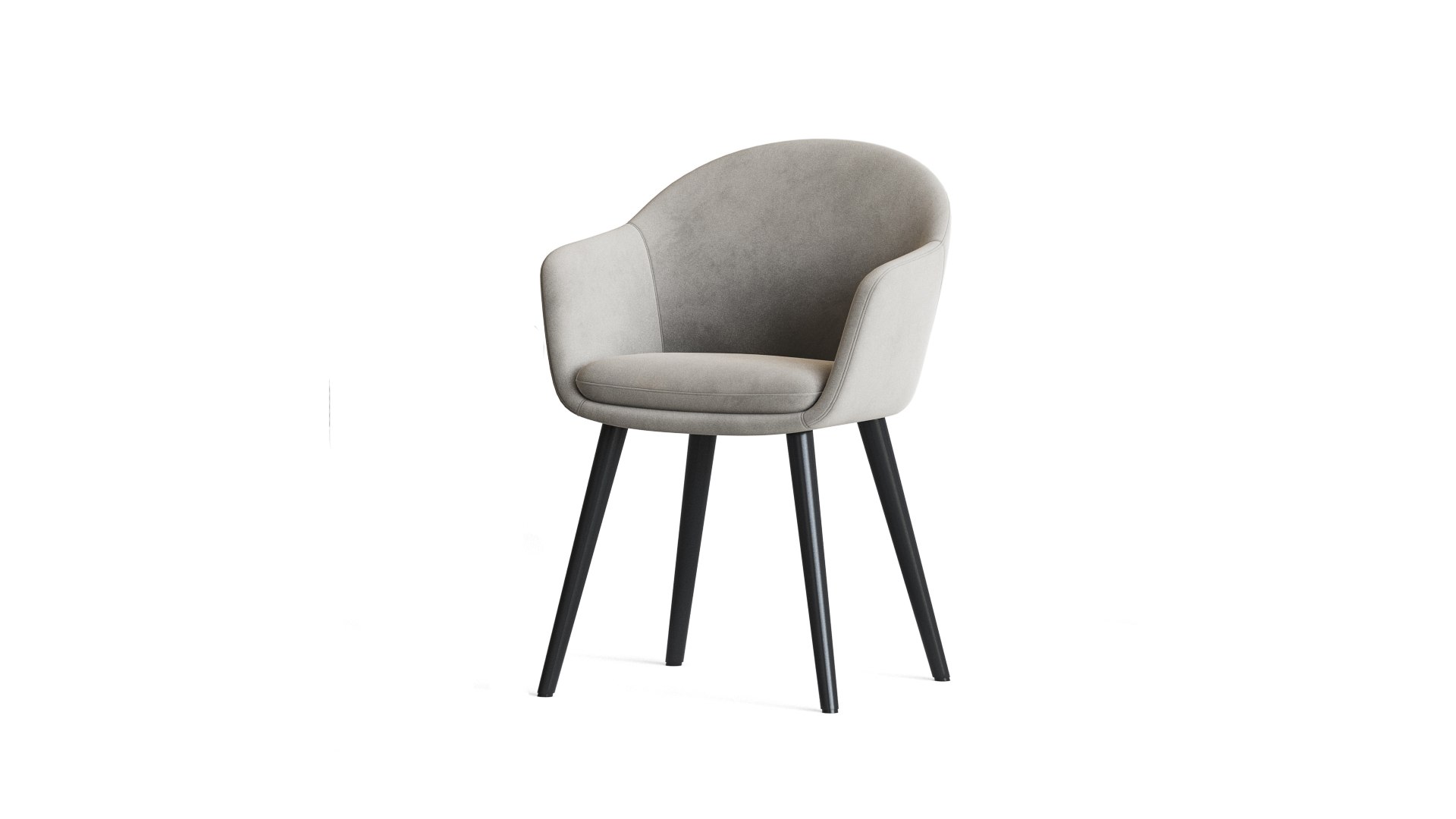 Fotoliu Hallund Chair 3D Model - TurboSquid 1677636
