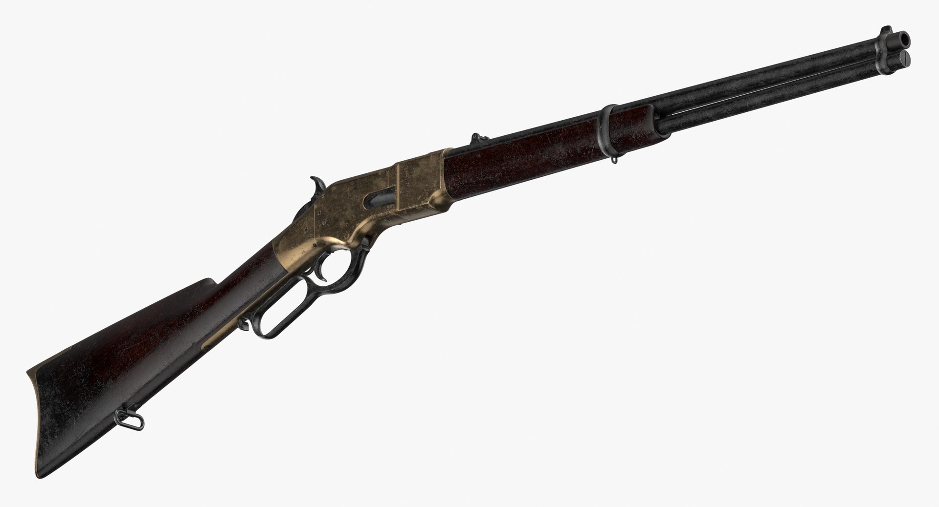 3D Model Winchester Rifle 01 - TurboSquid 2203313
