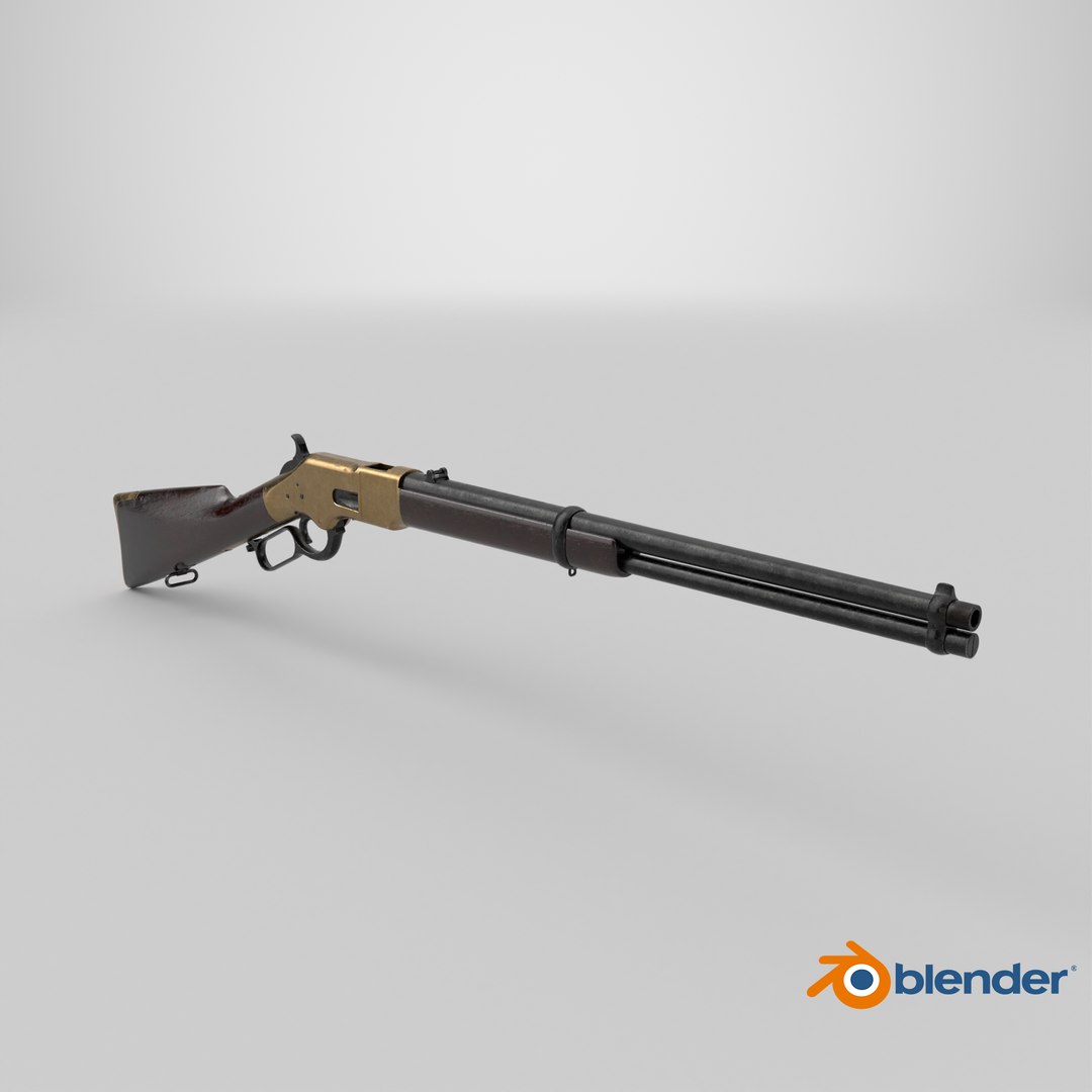 3D Model Winchester Rifle 01 - TurboSquid 2203313