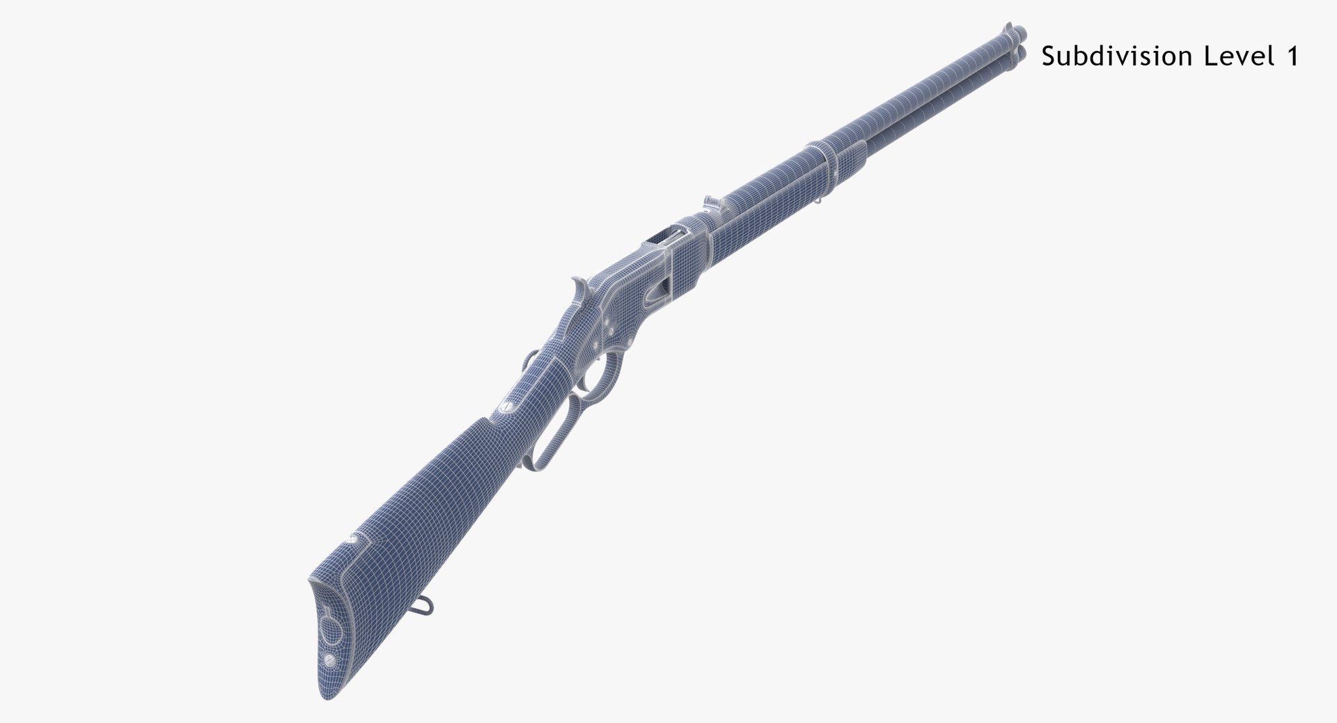 3D Model Winchester Rifle 01 - TurboSquid 2203313