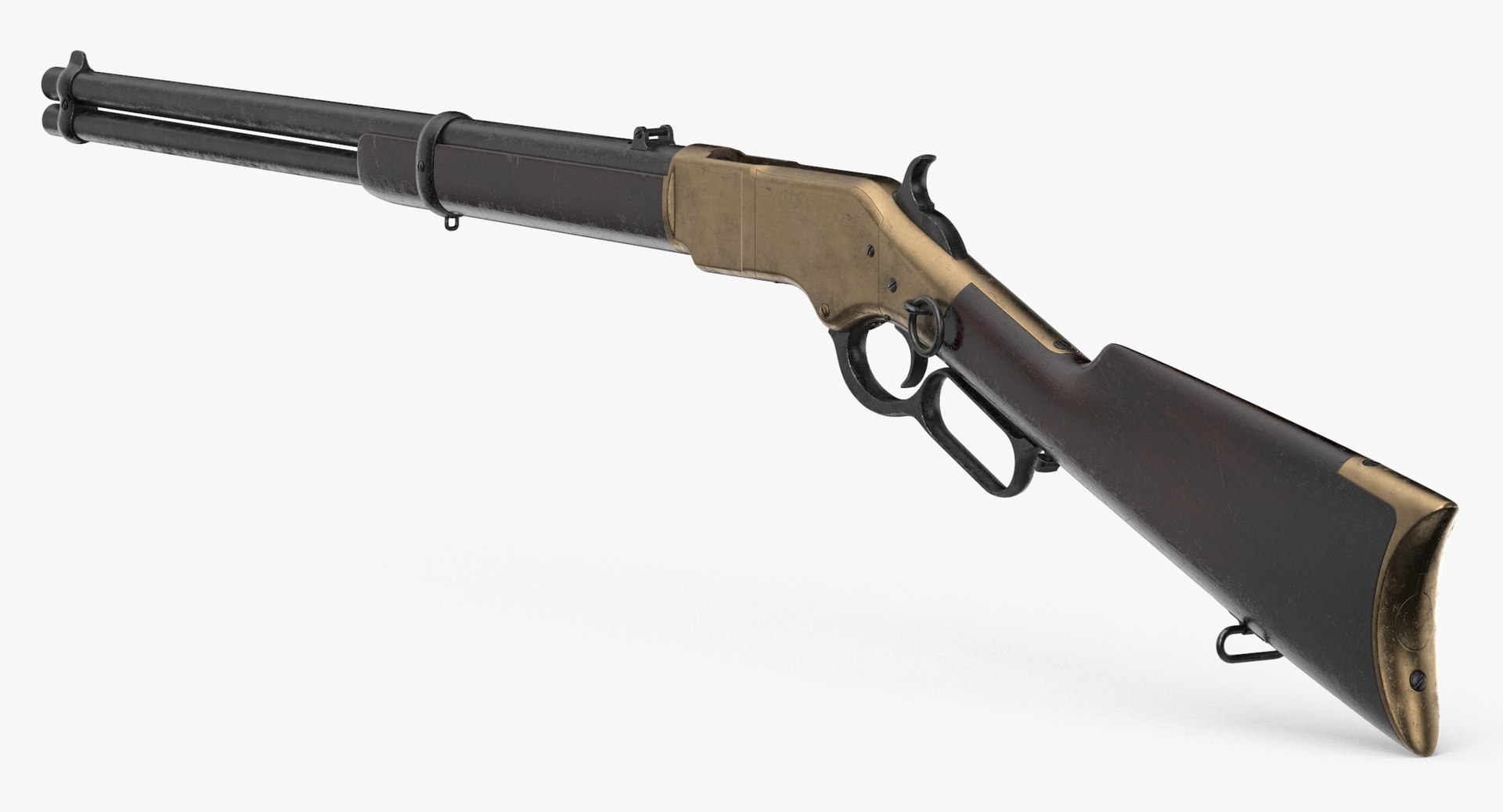 3D Model Winchester Rifle 01 - TurboSquid 2203313