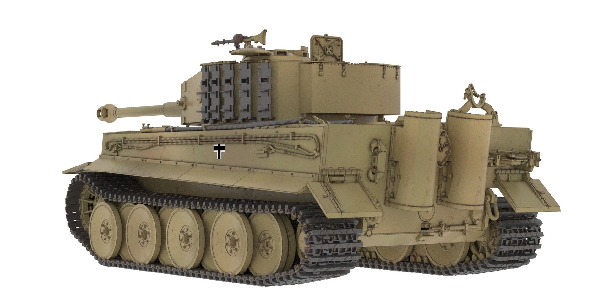 Panzer VI - Tiger Tank 3D - TurboSquid 2336197