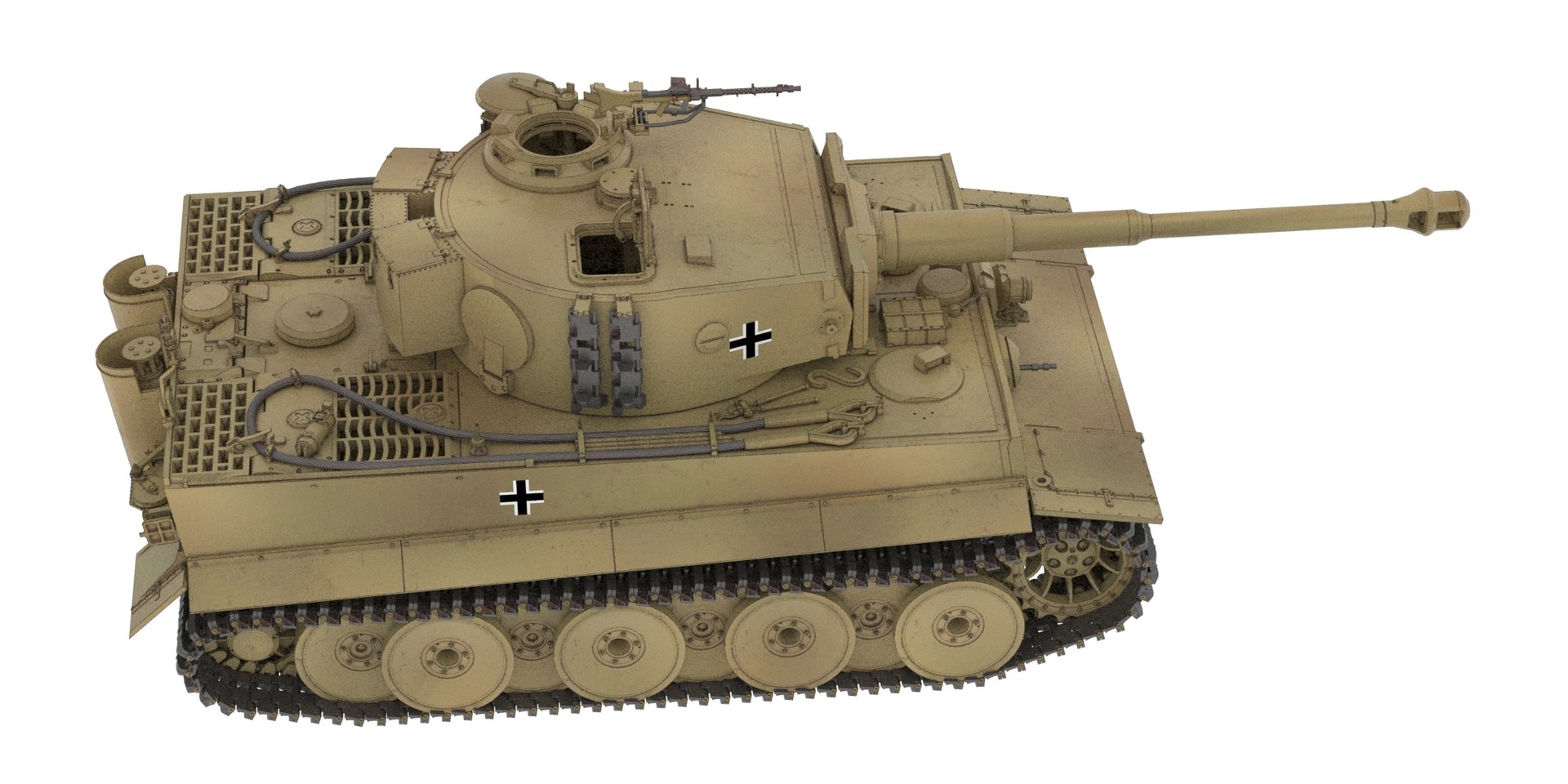 Panzer VI - Tiger Tank 3D - TurboSquid 2336197