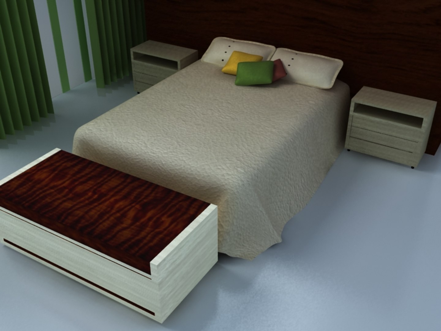 3d Model Of Bed