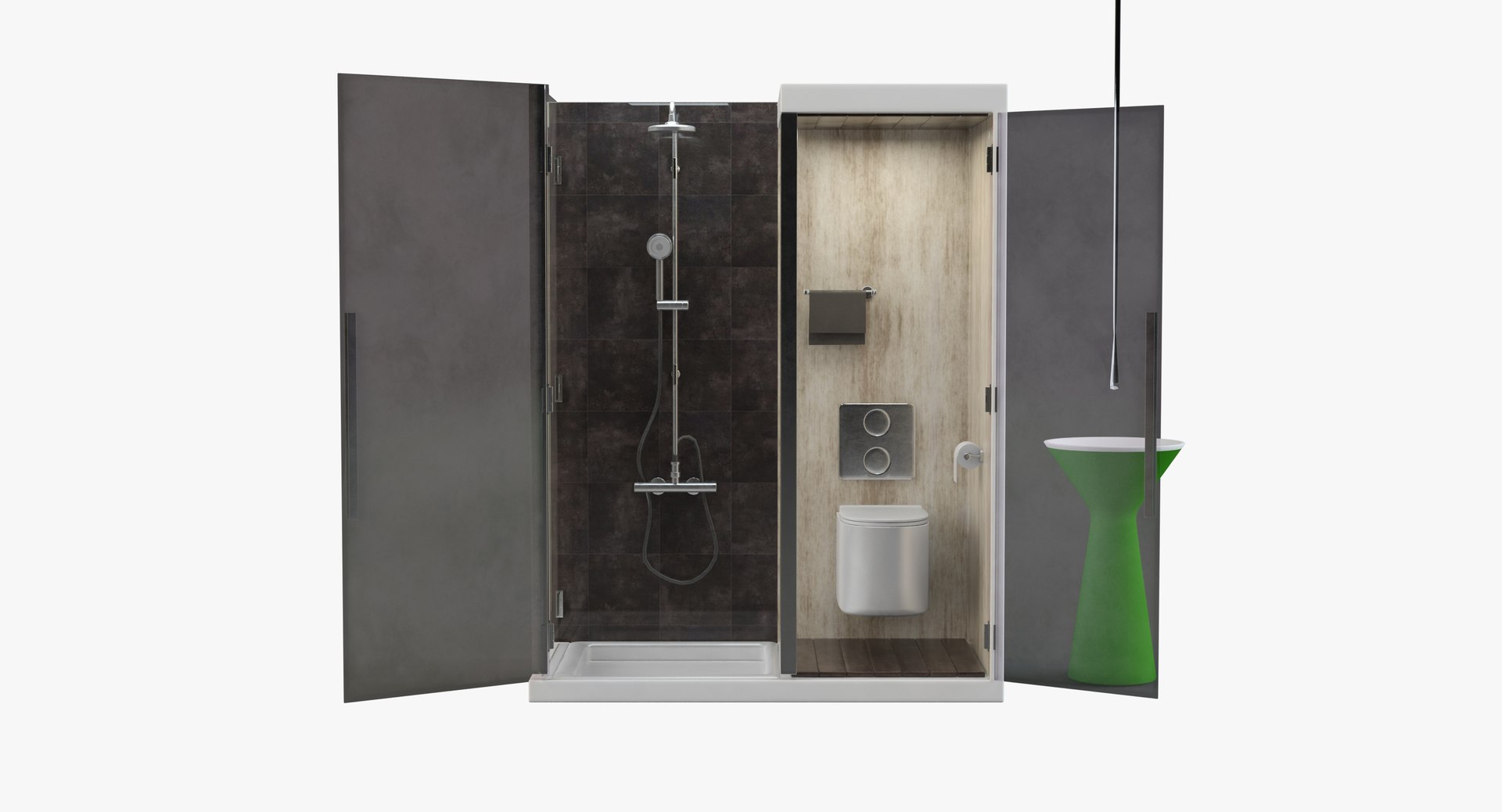 3D Shower Model - TurboSquid 1381624