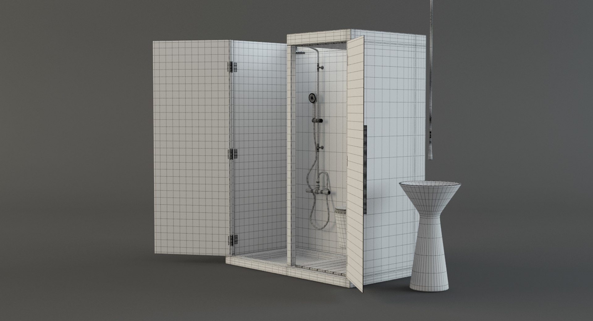 3D Shower Model - TurboSquid 1381624
