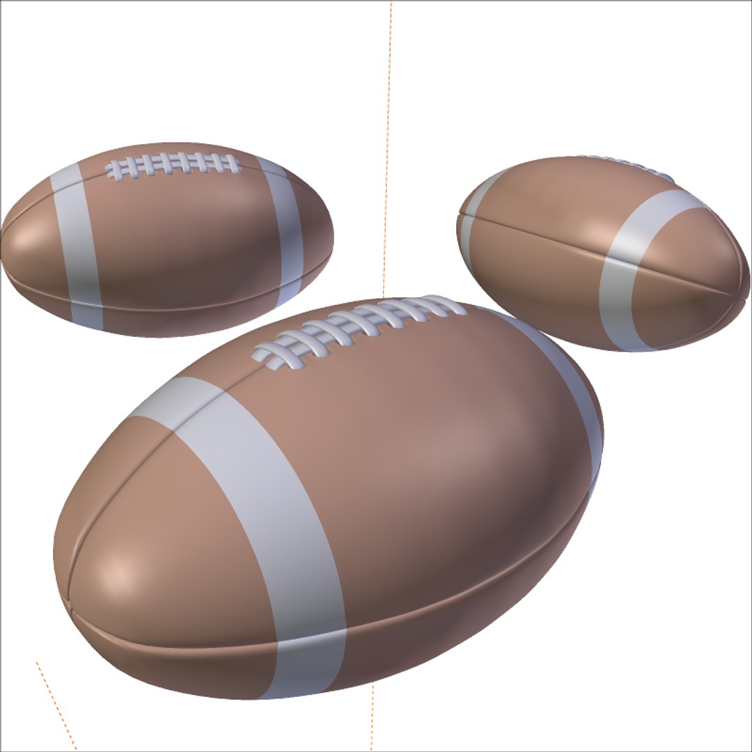 3dsmax Photo Realistic Football