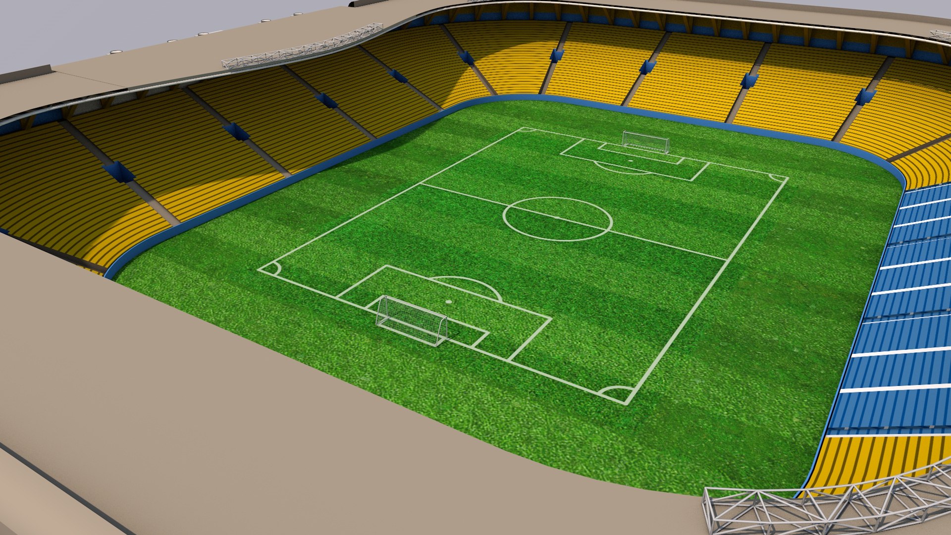 Alawwal Park Stadium 3D Model - TurboSquid 2105200