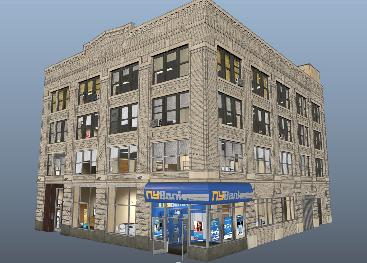 Building Architectural Streets 3d Model