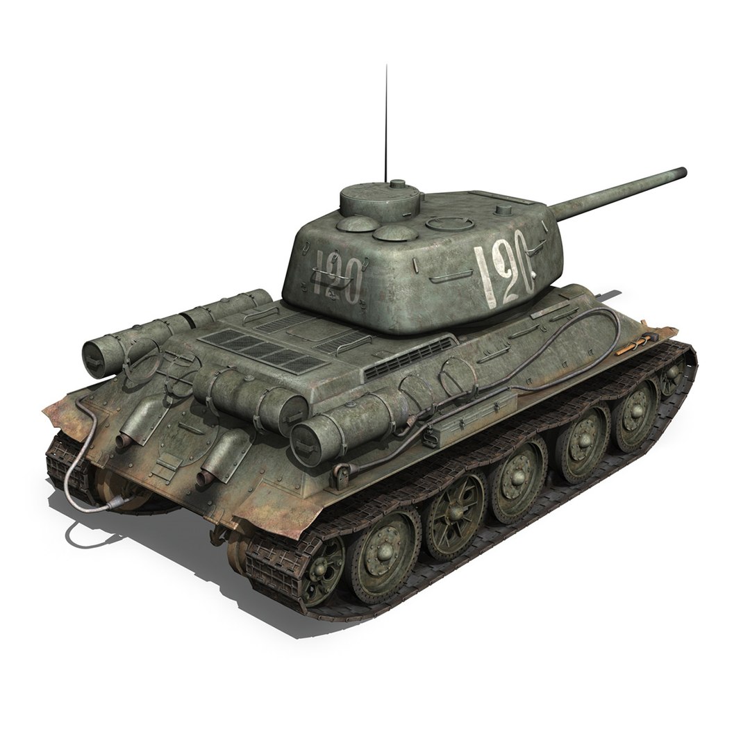 3d T-34 85 - Soviet Model