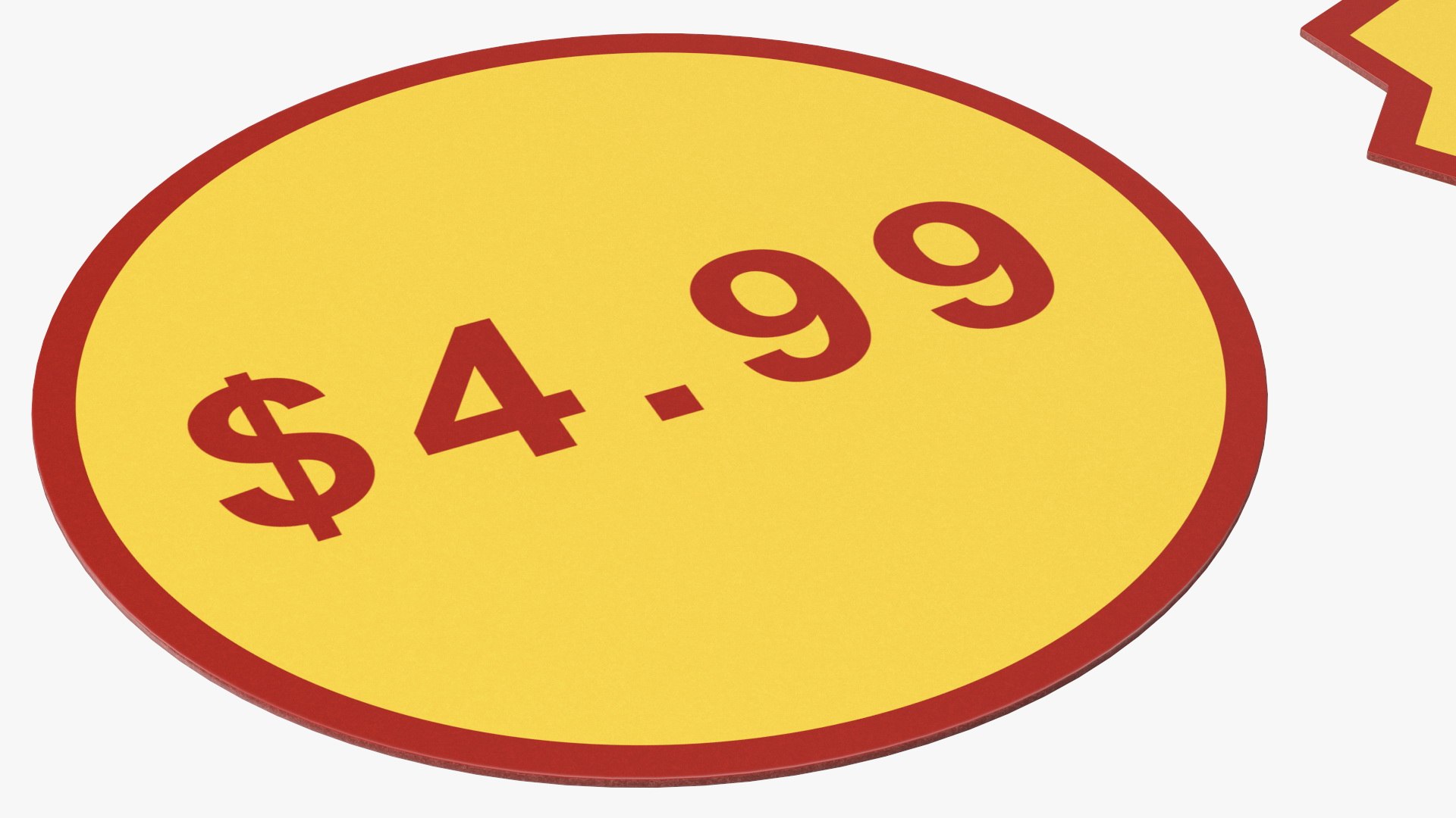 Paper Price Tags With Editable Text 3D Model - TurboSquid 1998263