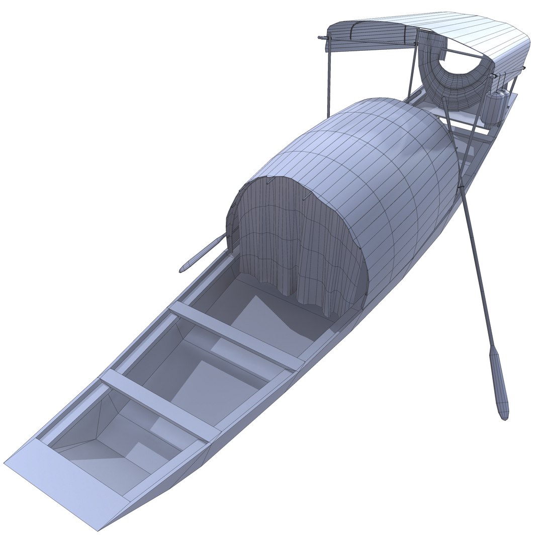 Sampan Junk Junkboat Model - TurboSquid 1678313