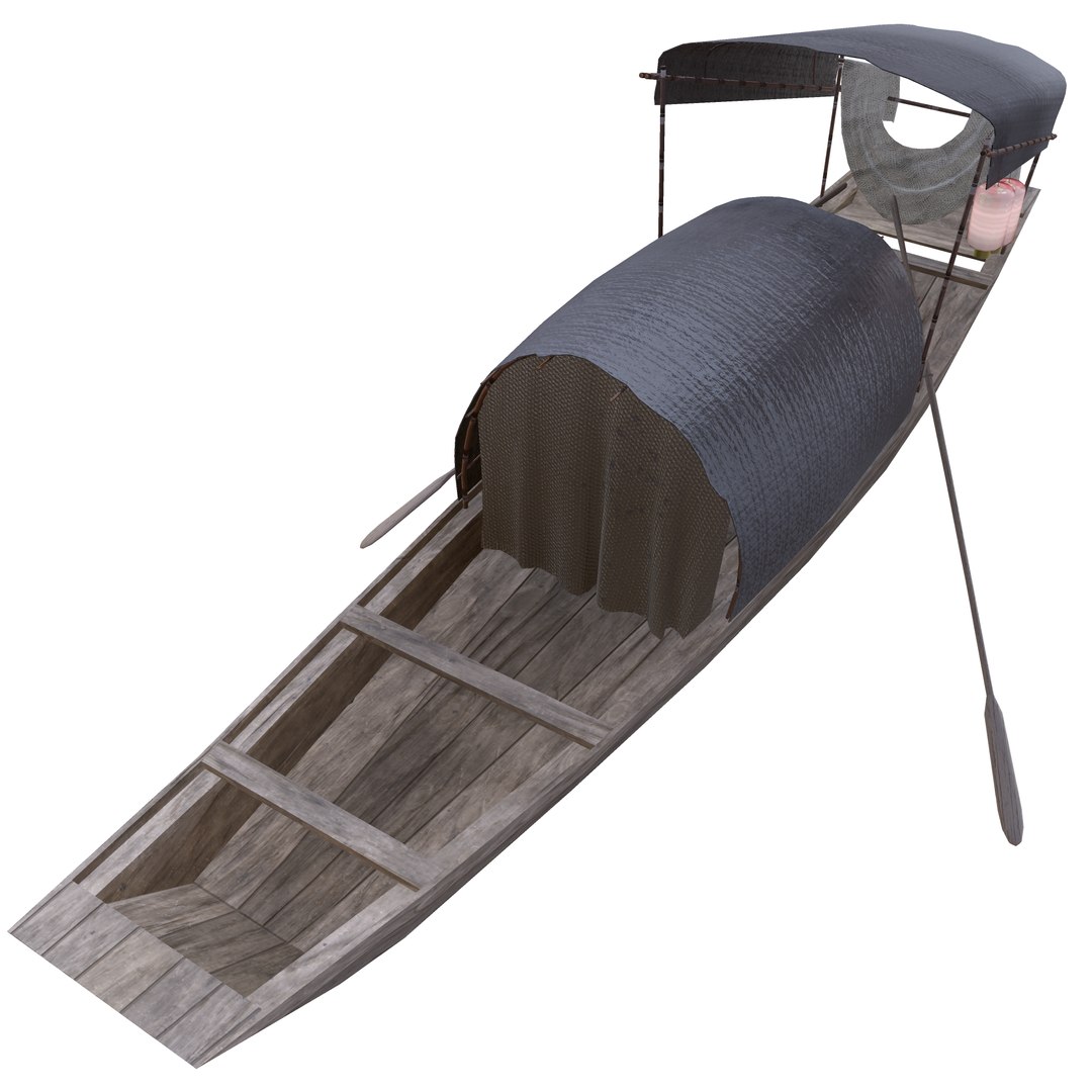 Sampan Junk Junkboat Model - TurboSquid 1678313