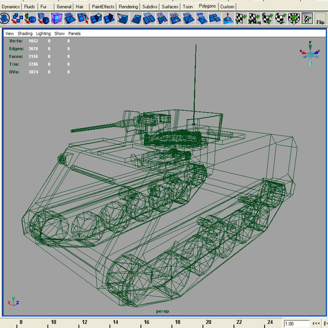 M113 Apc Machine Gun 3d Model