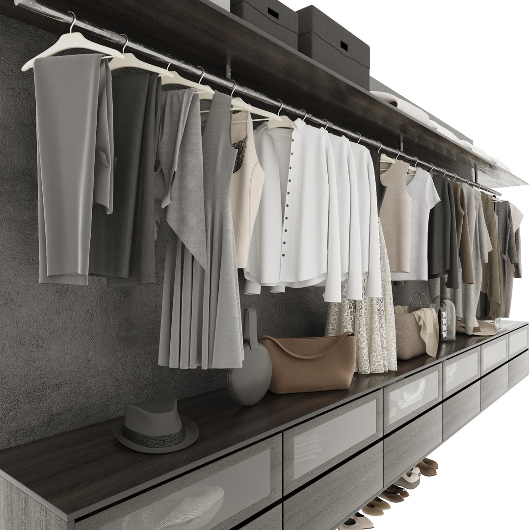 Wardrobe 3D Model - TurboSquid 1934793
