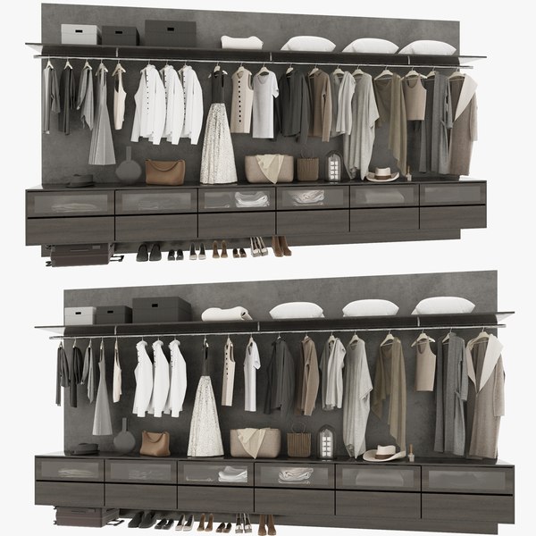 Wardrobe 3D model - TurboSquid 1934793
