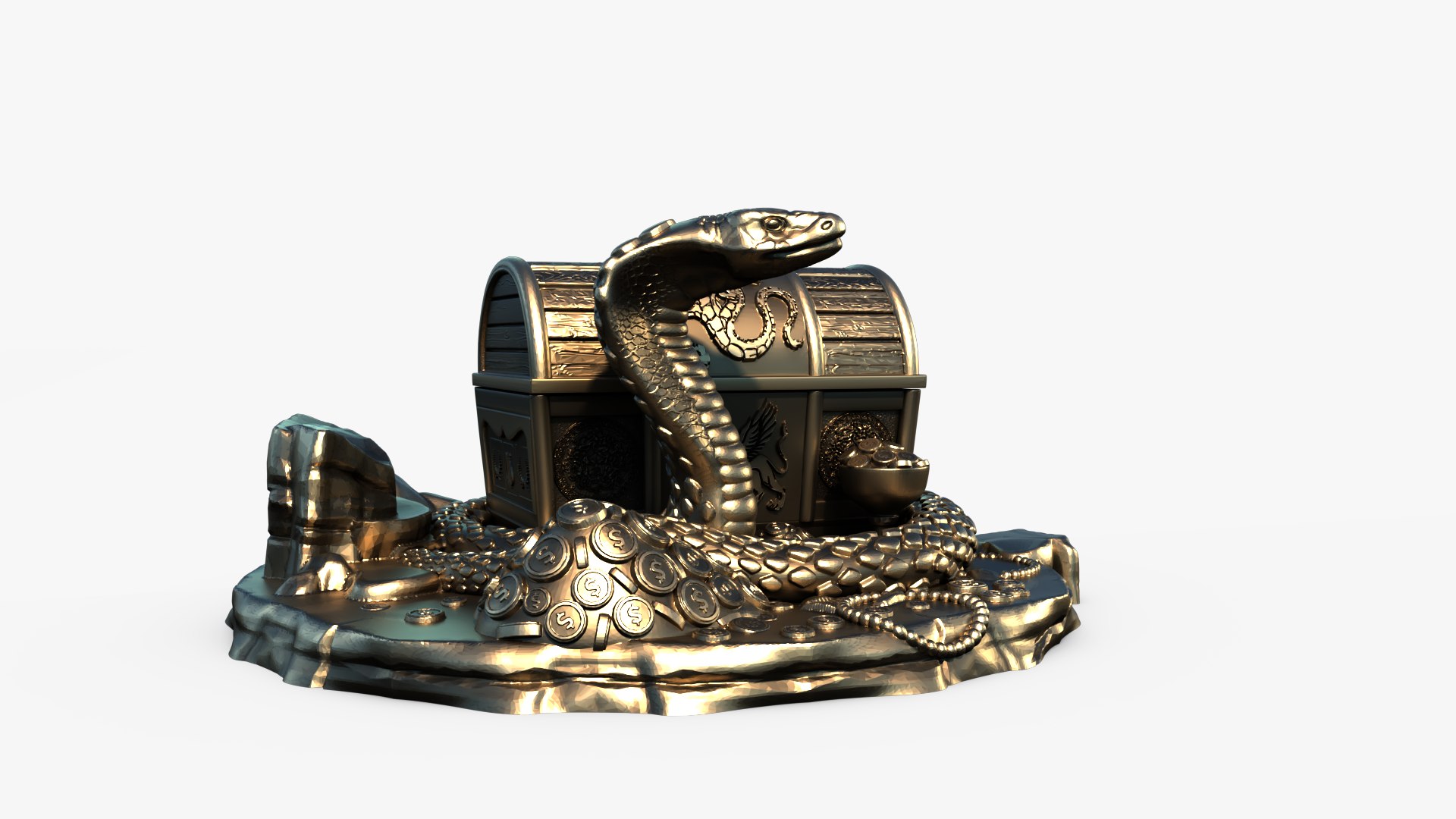 3D Treasure Chest - TurboSquid 2025550